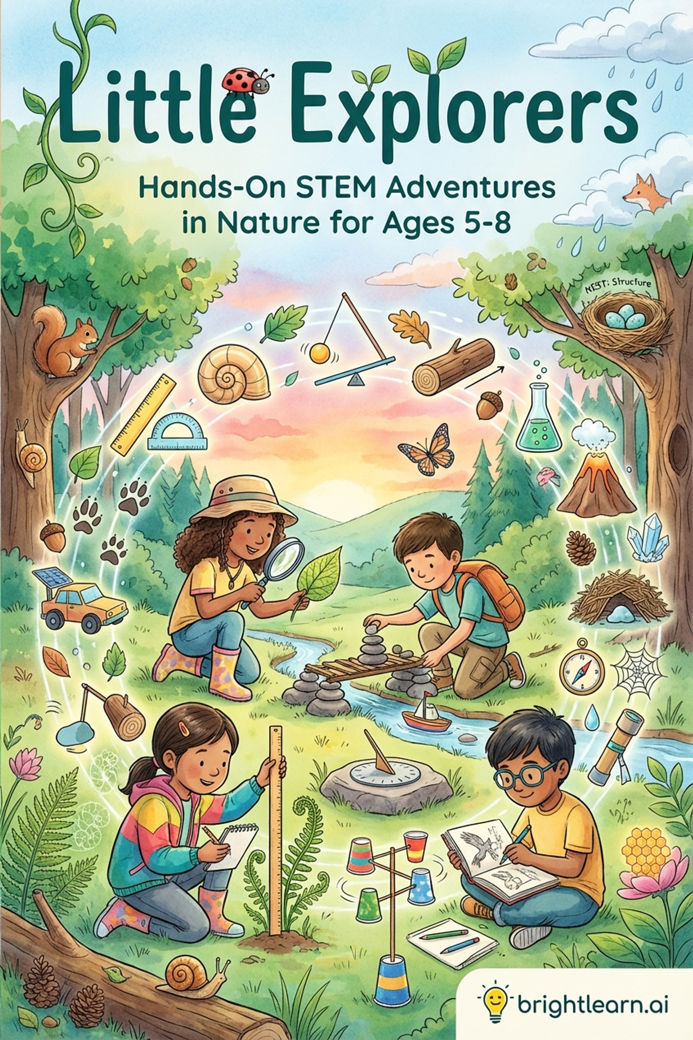 Little Explorers: Hands-On STEM Adventures in Nature for Ages 5-8 ...