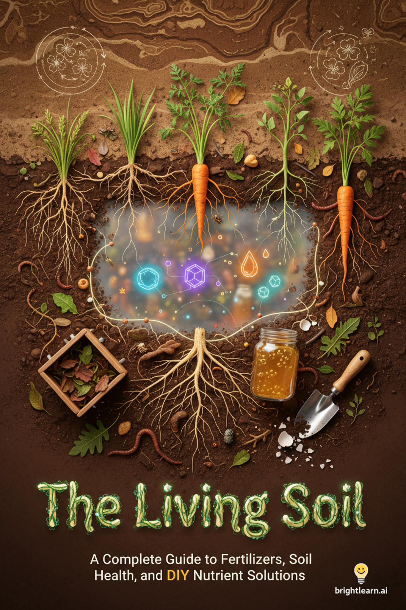 The Living Soil: A Complete Guide to Fertilizers, Soil Health, and DIY ...